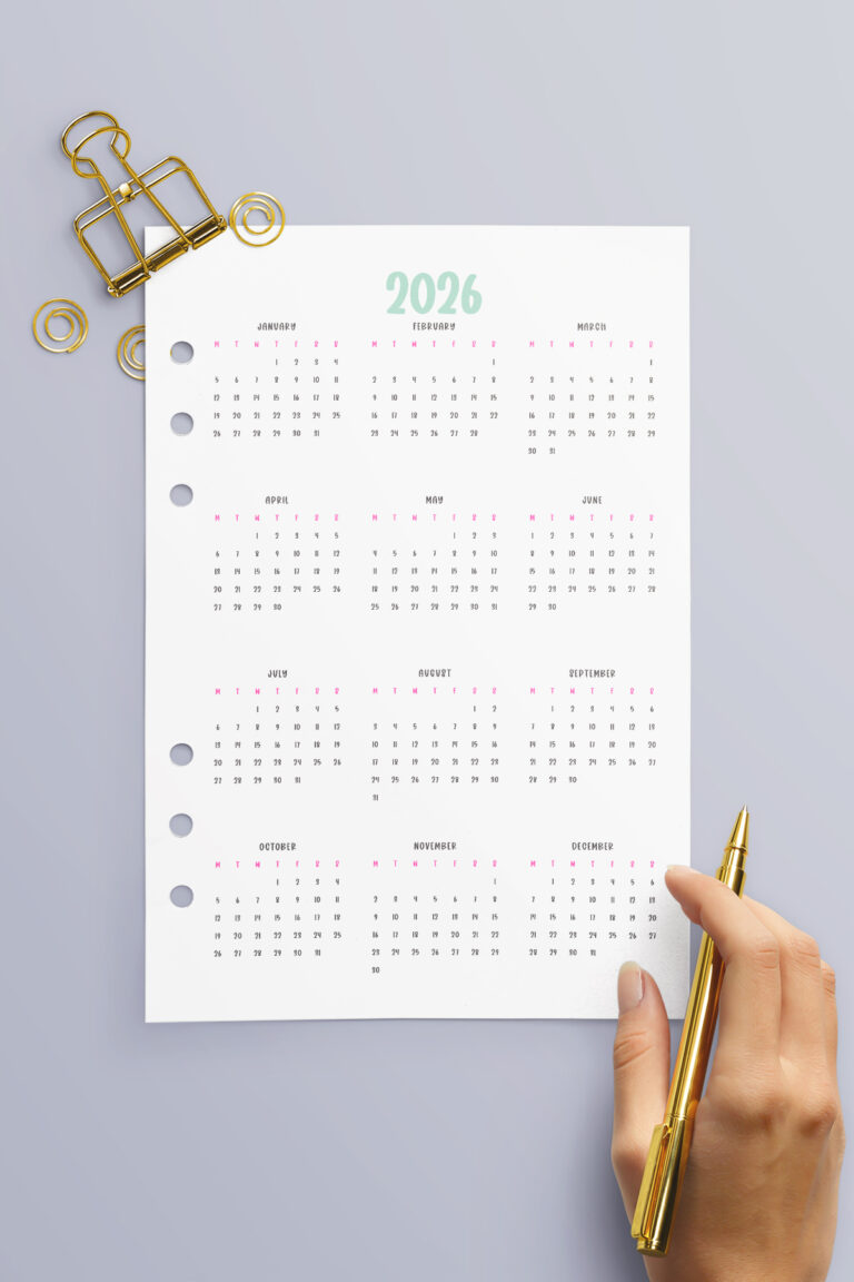 2026-free-printable-year-at-a-glance-calendar-Pinterest - Mom Envy