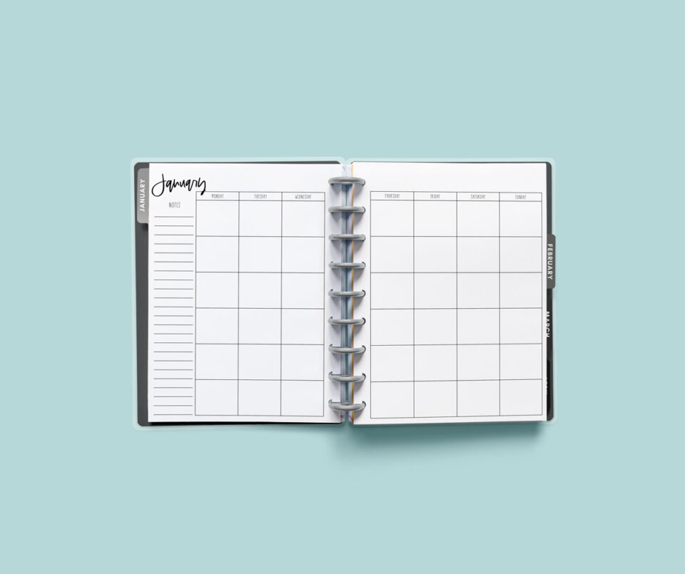Free 2-Page Calendar Template: 2026, 2025 & Undated Monthly Pages