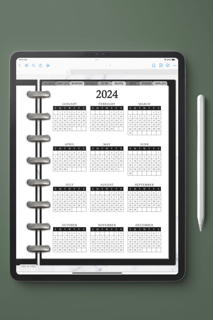 Free-printable-year-at-a-glance-calendar-14 - Mom Envy