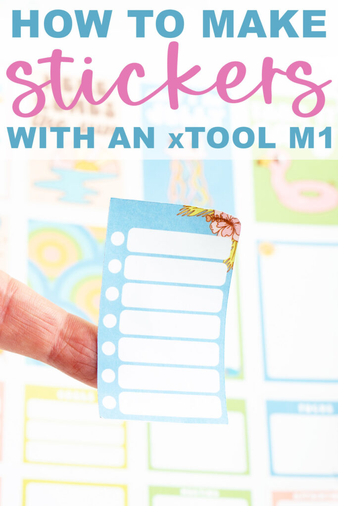 How to Make Stickers with an xTool M1 Hybrid Laser Machine