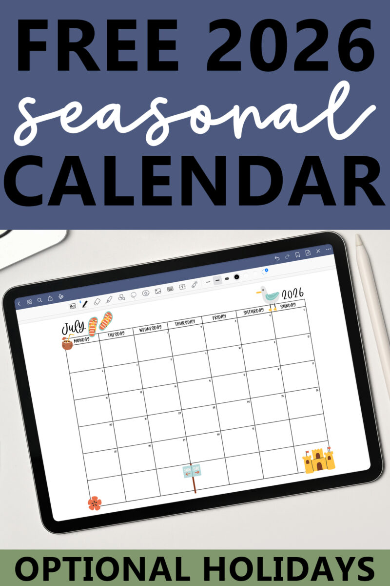 printable-calendar-starting-with-monday-sunday-Pinterest-3 - Mom Envy