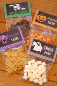 Free Printable Halloween Gift Tags: Various Design Options