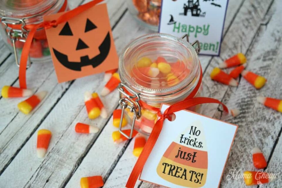 Free Printable Halloween Gift Tags: Various Design Options