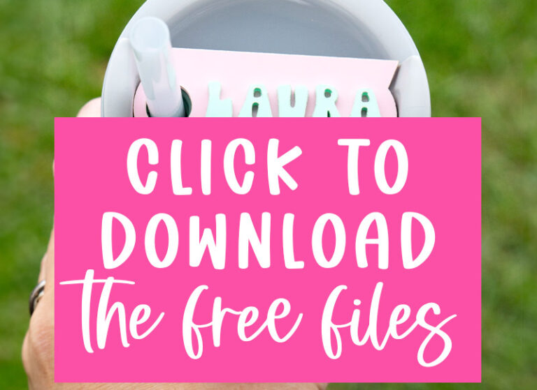 Free Stanley Cup Topper SVG Files (20, 30, & 40 oz)