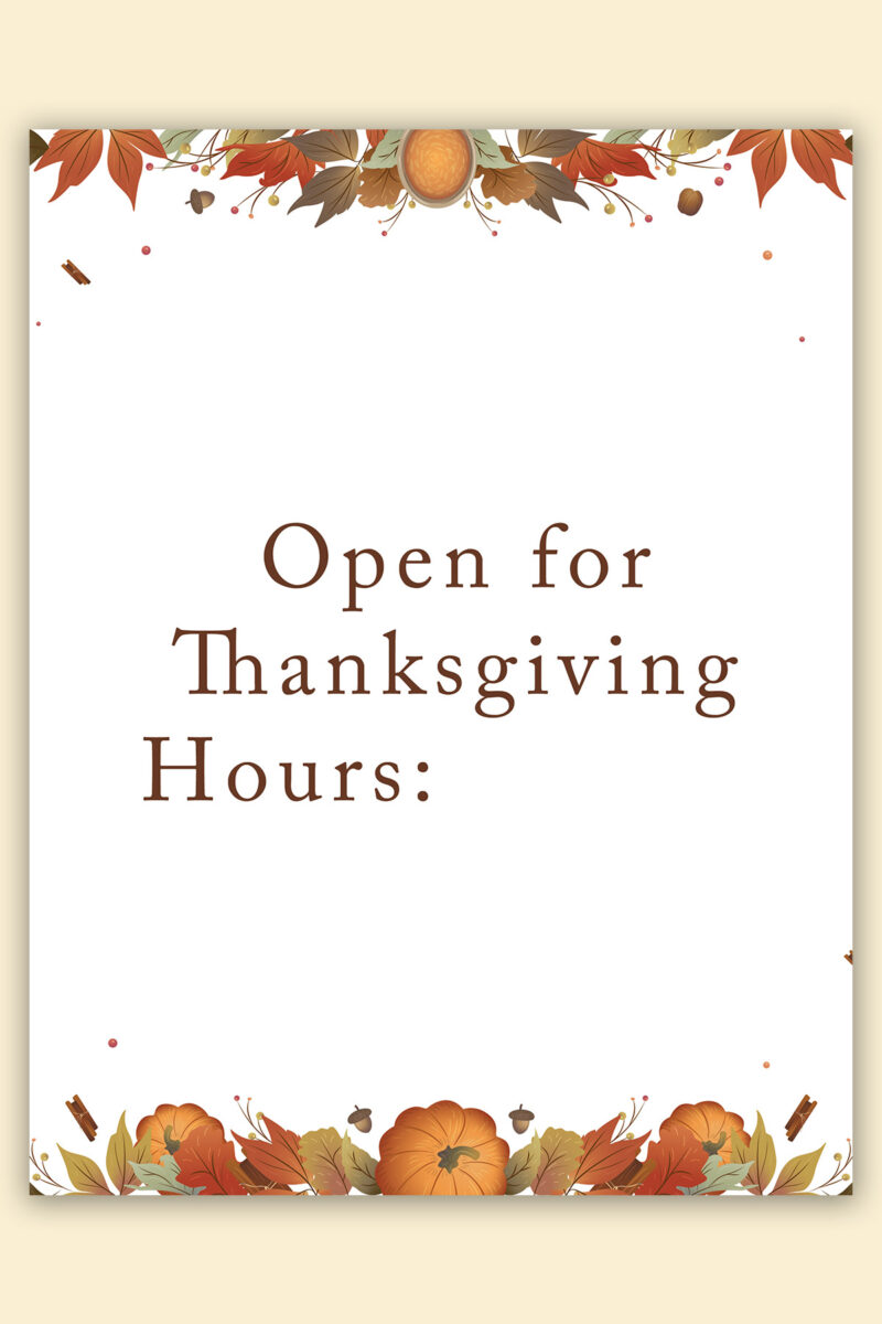 Free-Printable-Closed-for-Thanksgiving-Sign-Example-4 - Mom Envy