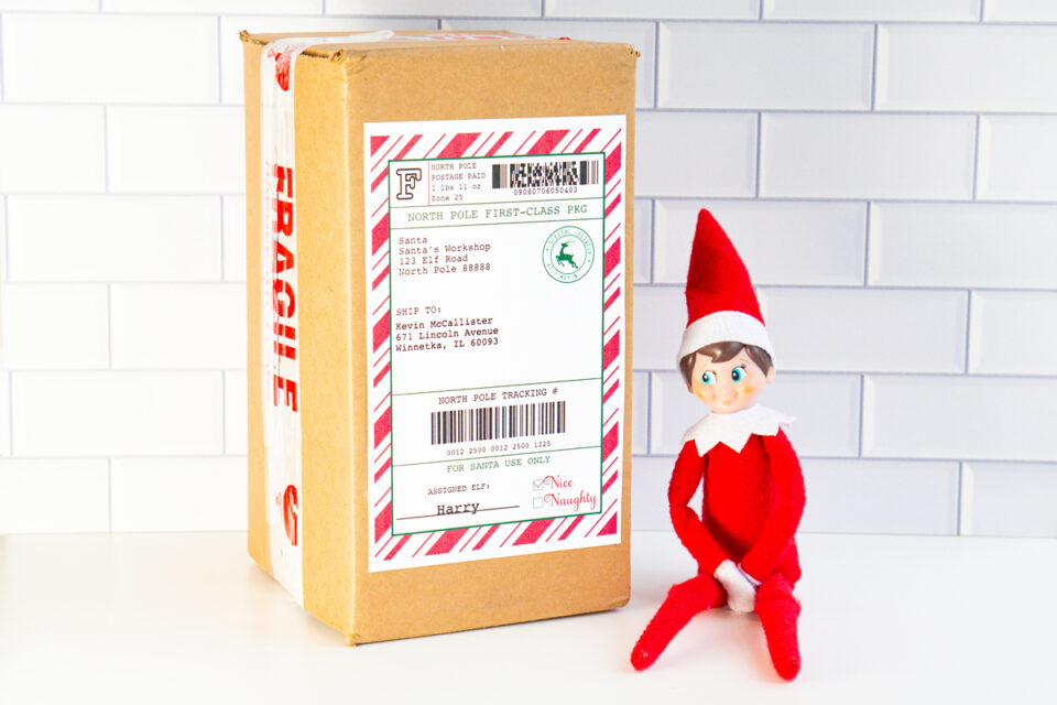 Elf Return Letter Free Printable - Free Editable Arrival Letter from ...
