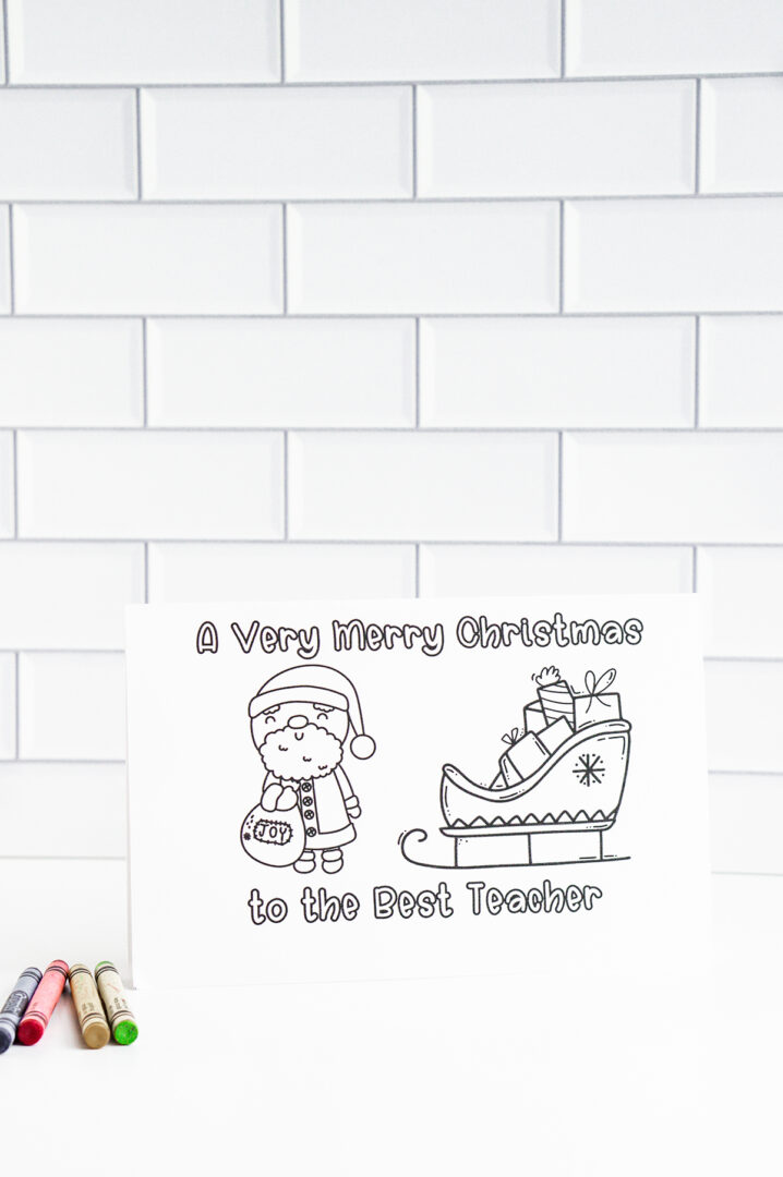 free-printable-christmas-cards-to-color-1-2 - Mom Envy