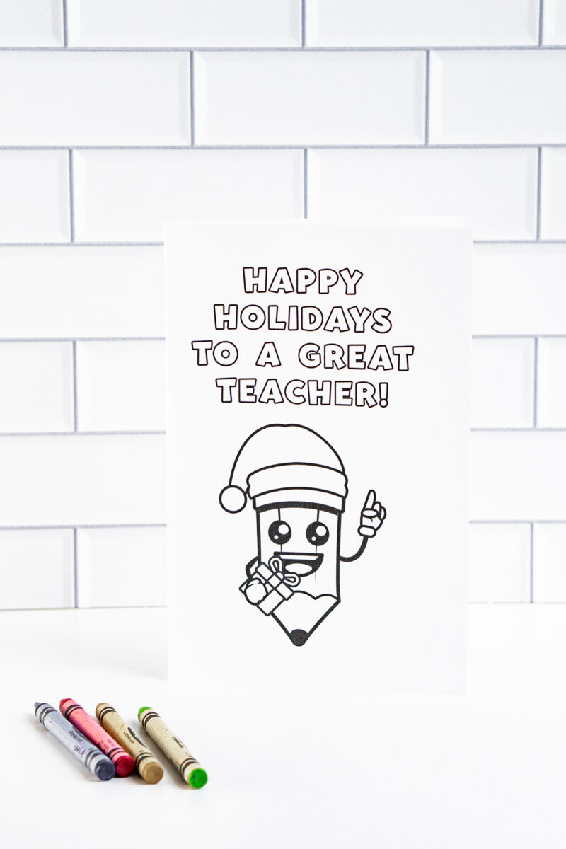 free-printable-christmas-cards-to-color-1-33 - Mom Envy