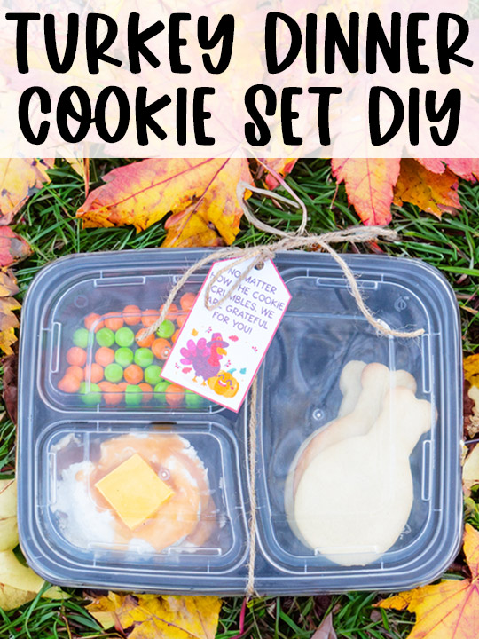 Turkey Dinner Cookie Set - Cute Kids’ Thanksgiving Dessert