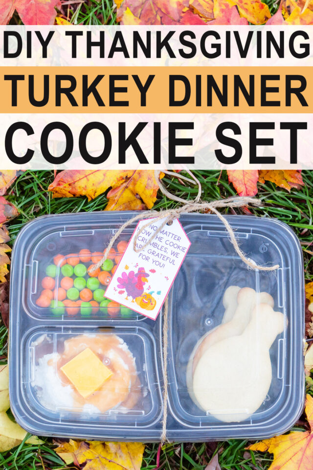 Turkey Dinner Cookie Set - Cute Kids’ Thanksgiving Dessert