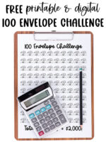 100-envelope-challenge-chart-free-printable-example-featured - Mom Envy