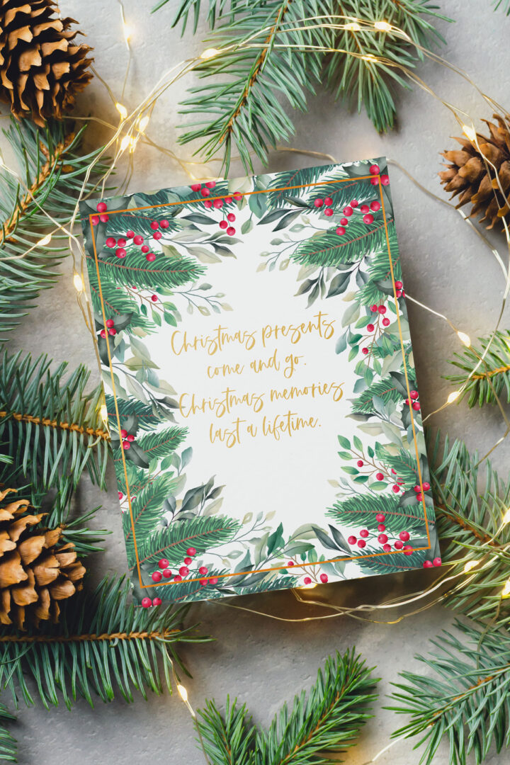 Free Printable Christmas Memory Book and Keepsake Journal