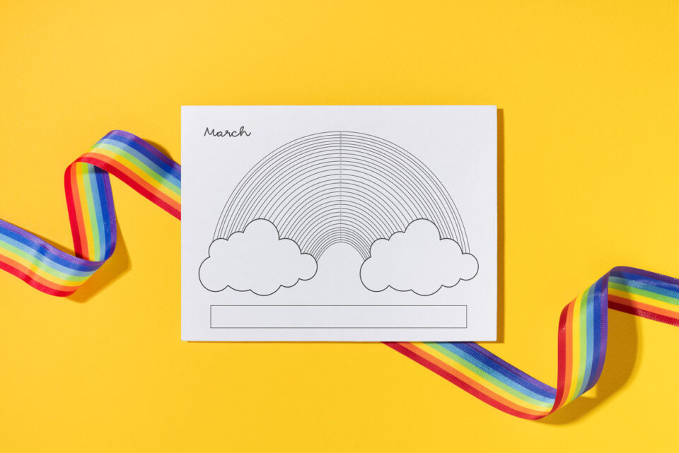 Free Rainbow Mood and Habit Tracker Printables