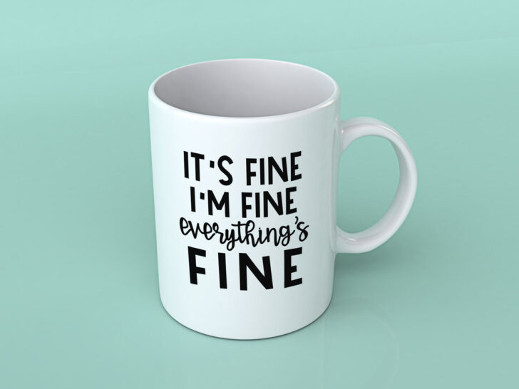 Free SVG Set of Coffee Mug Quotes: Cricut, Silhouette, & More
