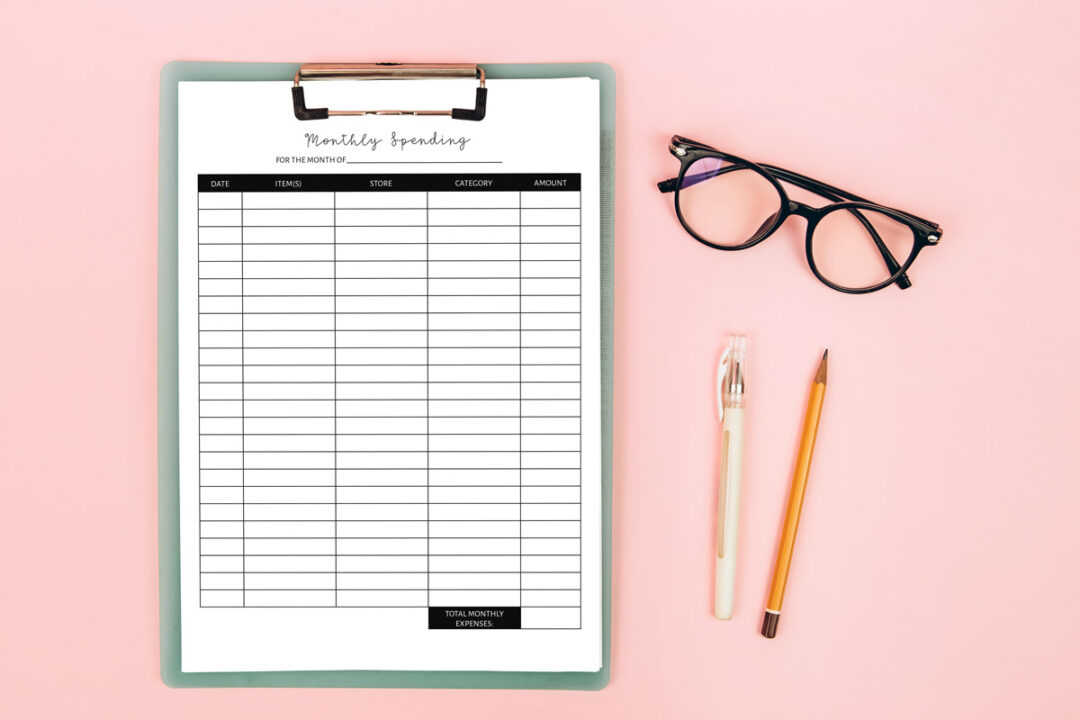 Free Printable & Digital Monthly Expense & Budget Tracker