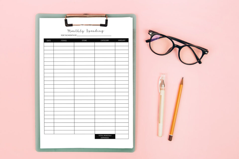 Free Printable & Digital Monthly Expense & Budget Tracker