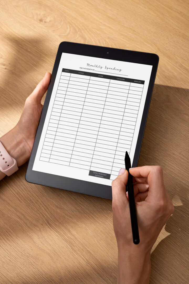 Free Printable & Digital Monthly Expense & Budget Tracker