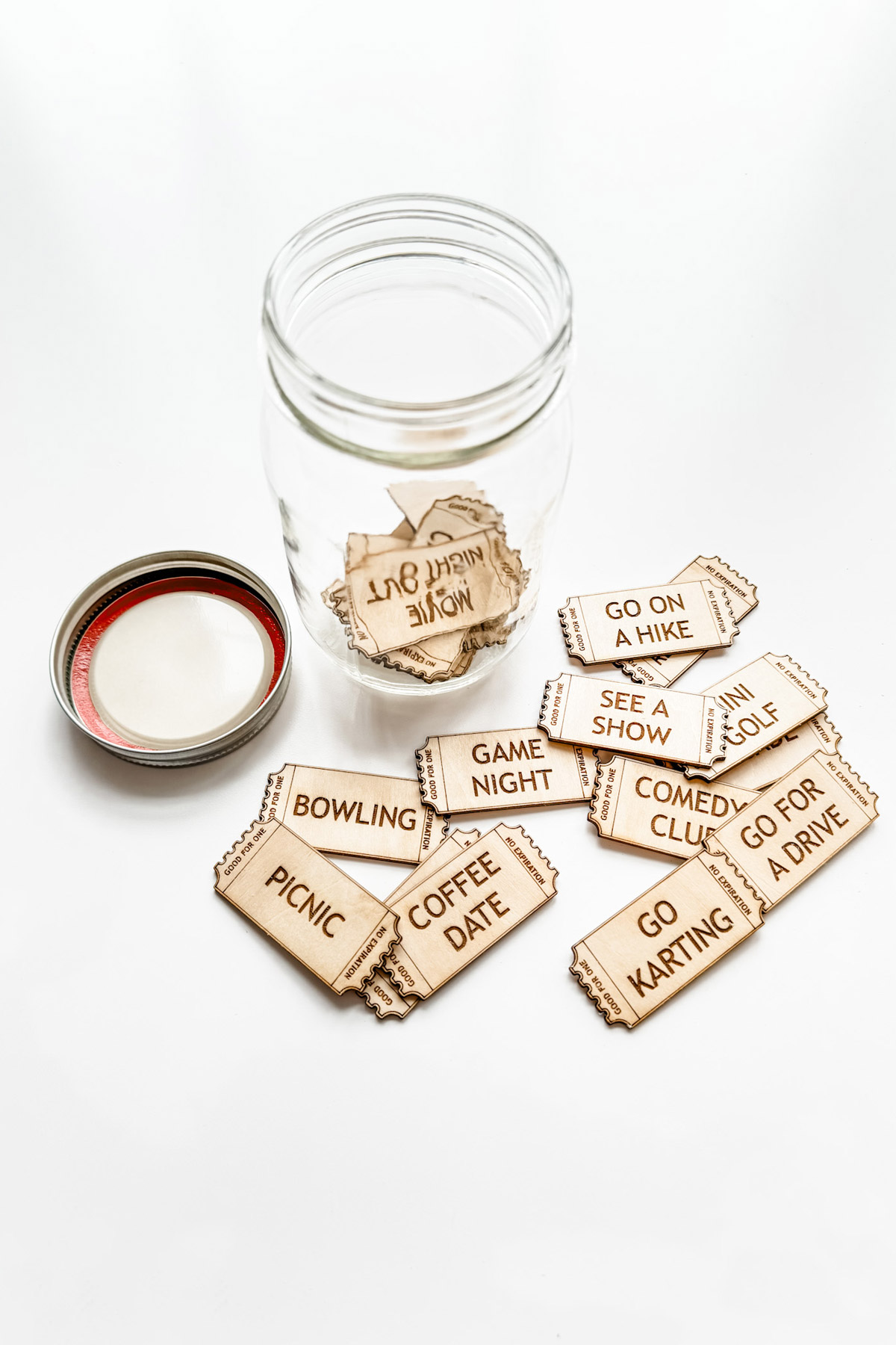 DIY Date Night Tokens Using a Laser Machine: Free SVG Included