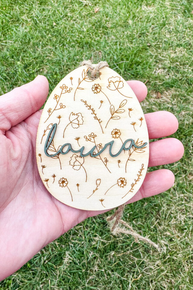 Free Easter Basket Tag SVG Bundle | Laser File Set