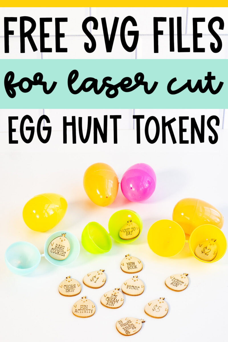 Free Easter Egg Hunt Token SVG Files for Laser & Cricut