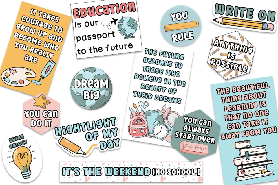 Free Back to School Planner Stickers: Printable & Digital