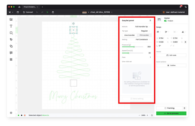 How to Use the xTool M1 Ultra Embossing Tool Including Foil Transfer