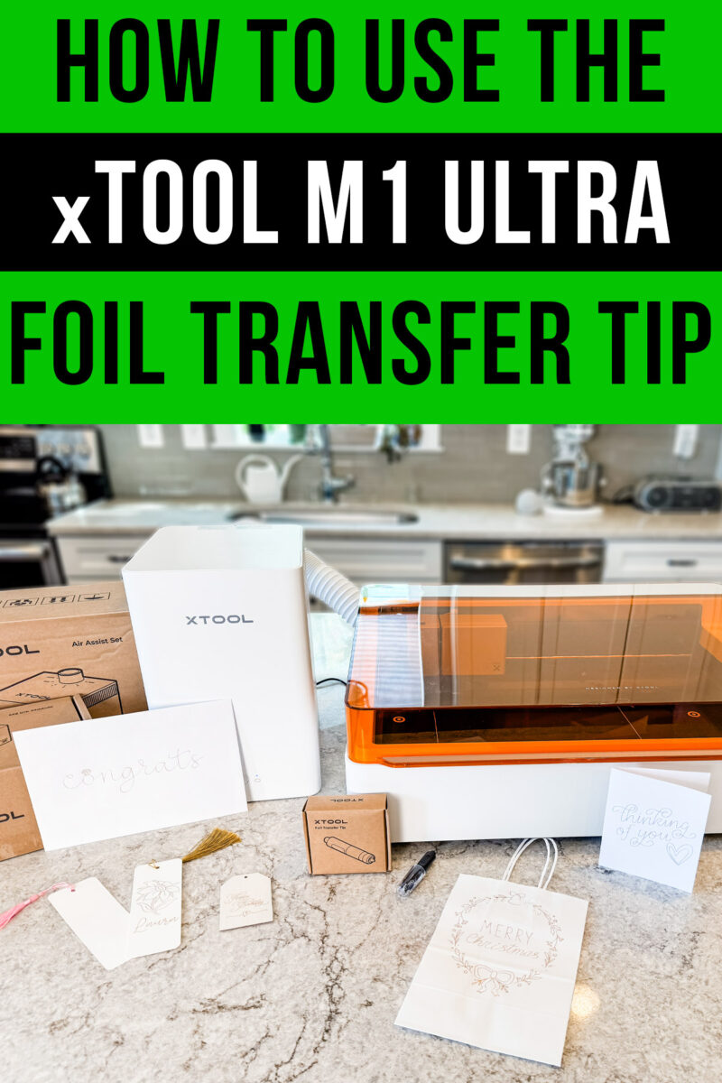 How to Use the xTool M1 Ultra Embossing Tool Including Foil Transfer