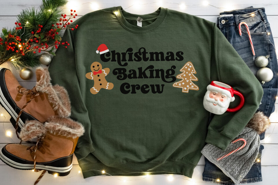Free Christmas Baking Crew SVG & PNG File