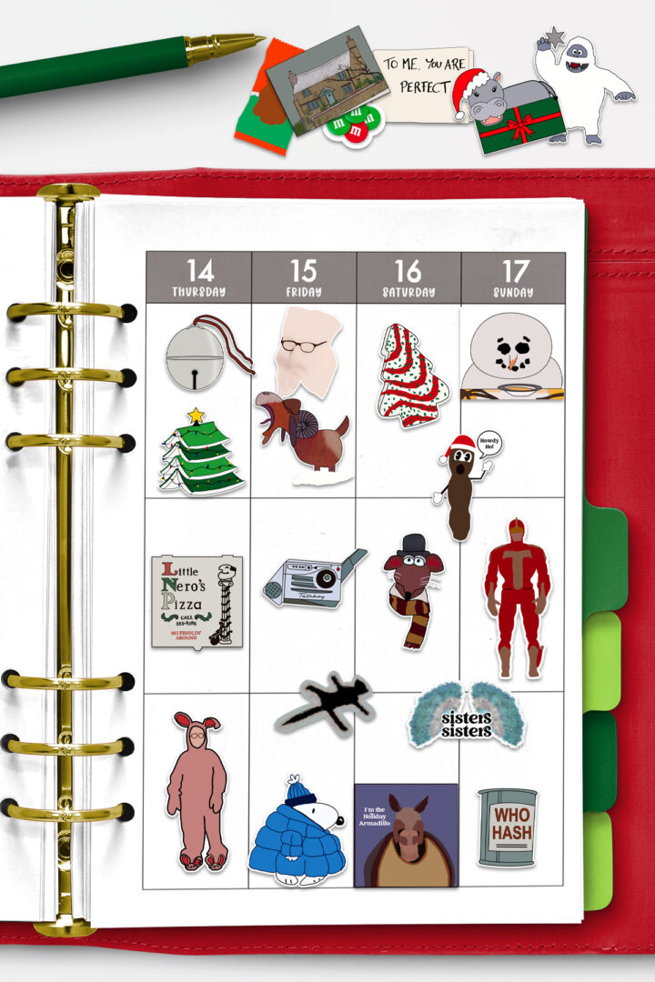 Free Christmas Movie & Pop Culture Stickers Download