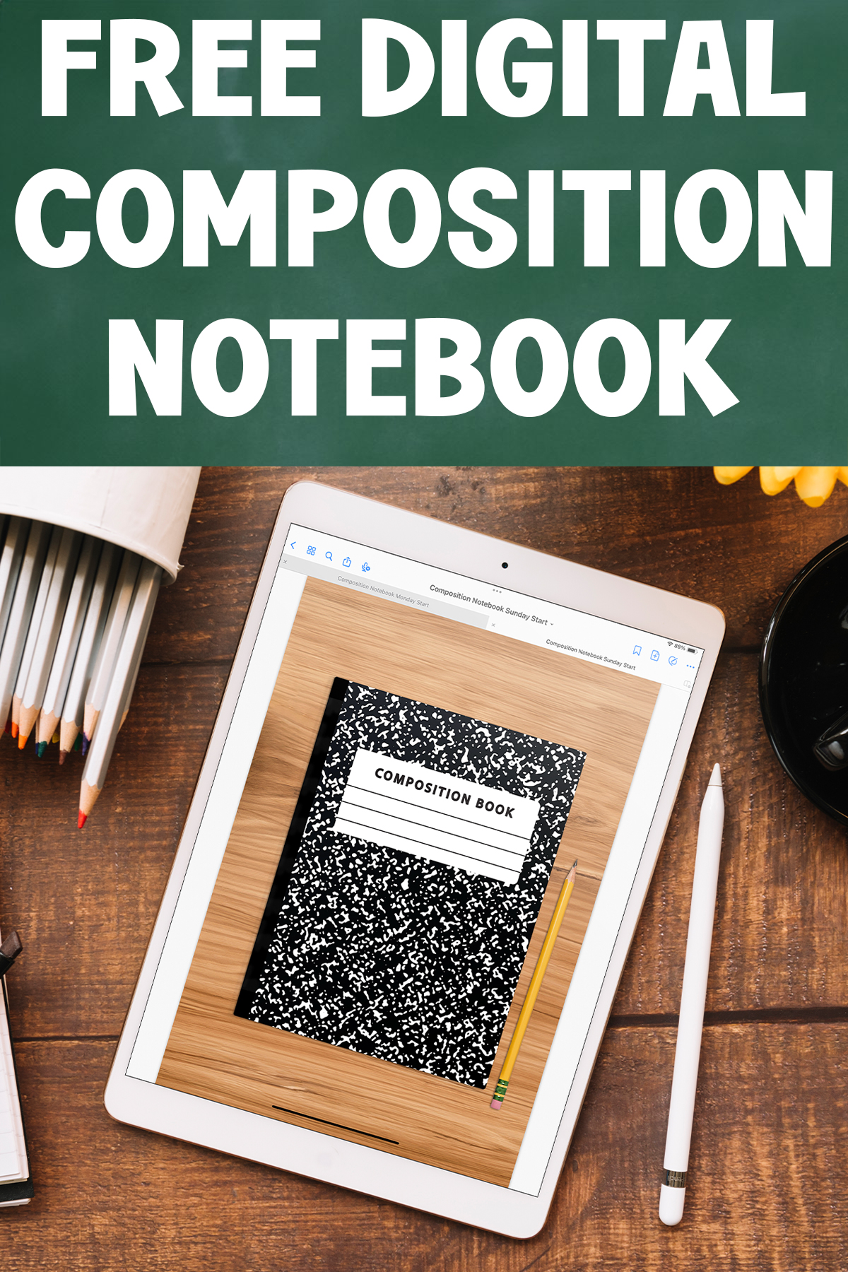 Free Digital Composition Book for Apps Like Goodnotes