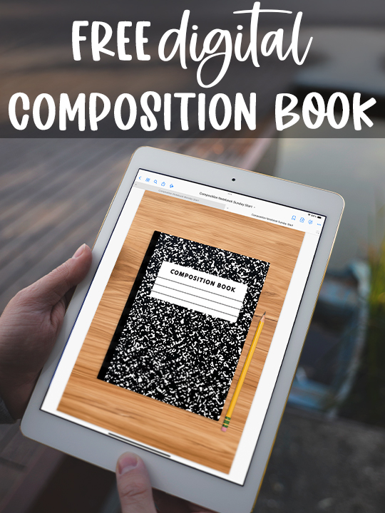 Free Digital Composition Book for Apps Like Goodnotes