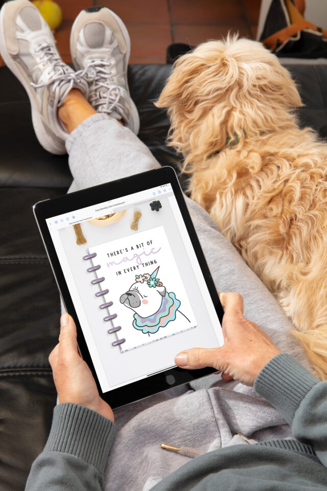 Free Undated Dog-Themed Digital Planner for Pet Lovers