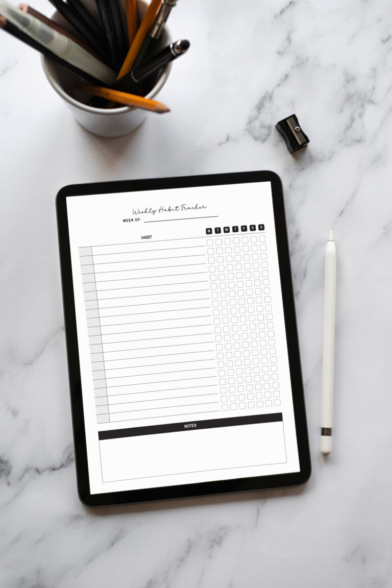 Free Simple Habit Trackers: Printable & Digital Ready