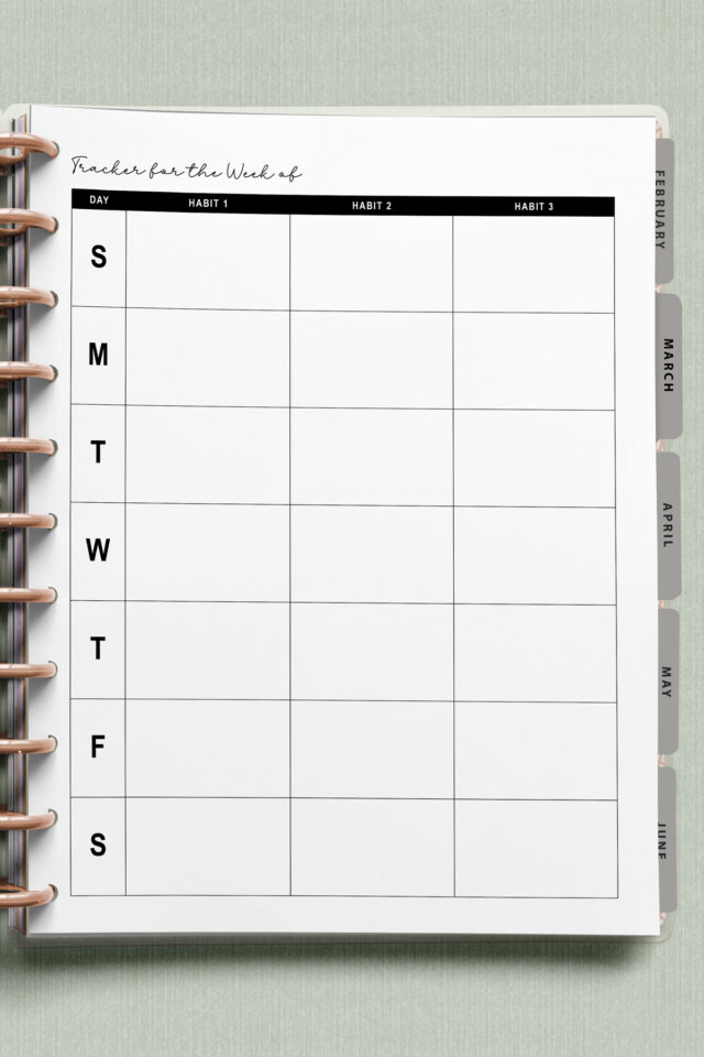 Free Simple Habit Trackers: Printable & Digital Ready
