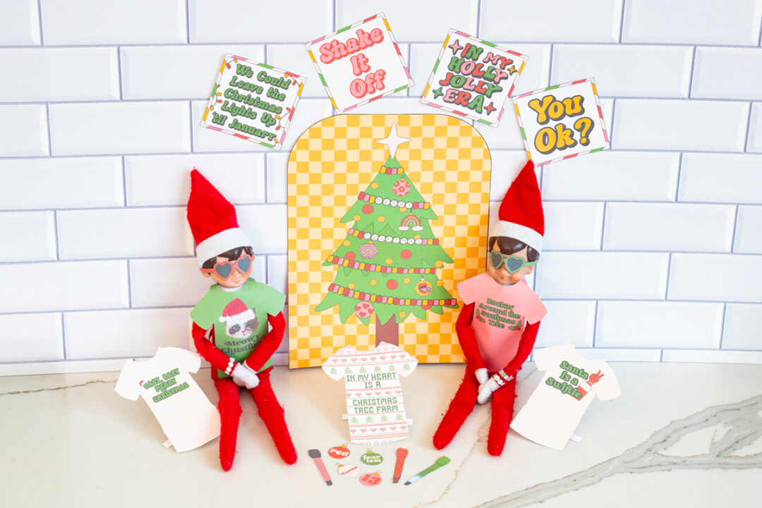Free Taylor Swift Inspired Elf on the Shelf Printables