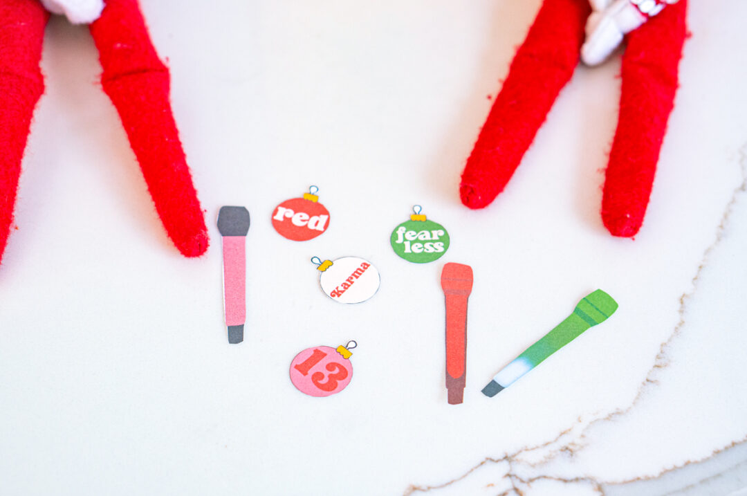 Free Taylor Swift Inspired Elf on the Shelf Printables