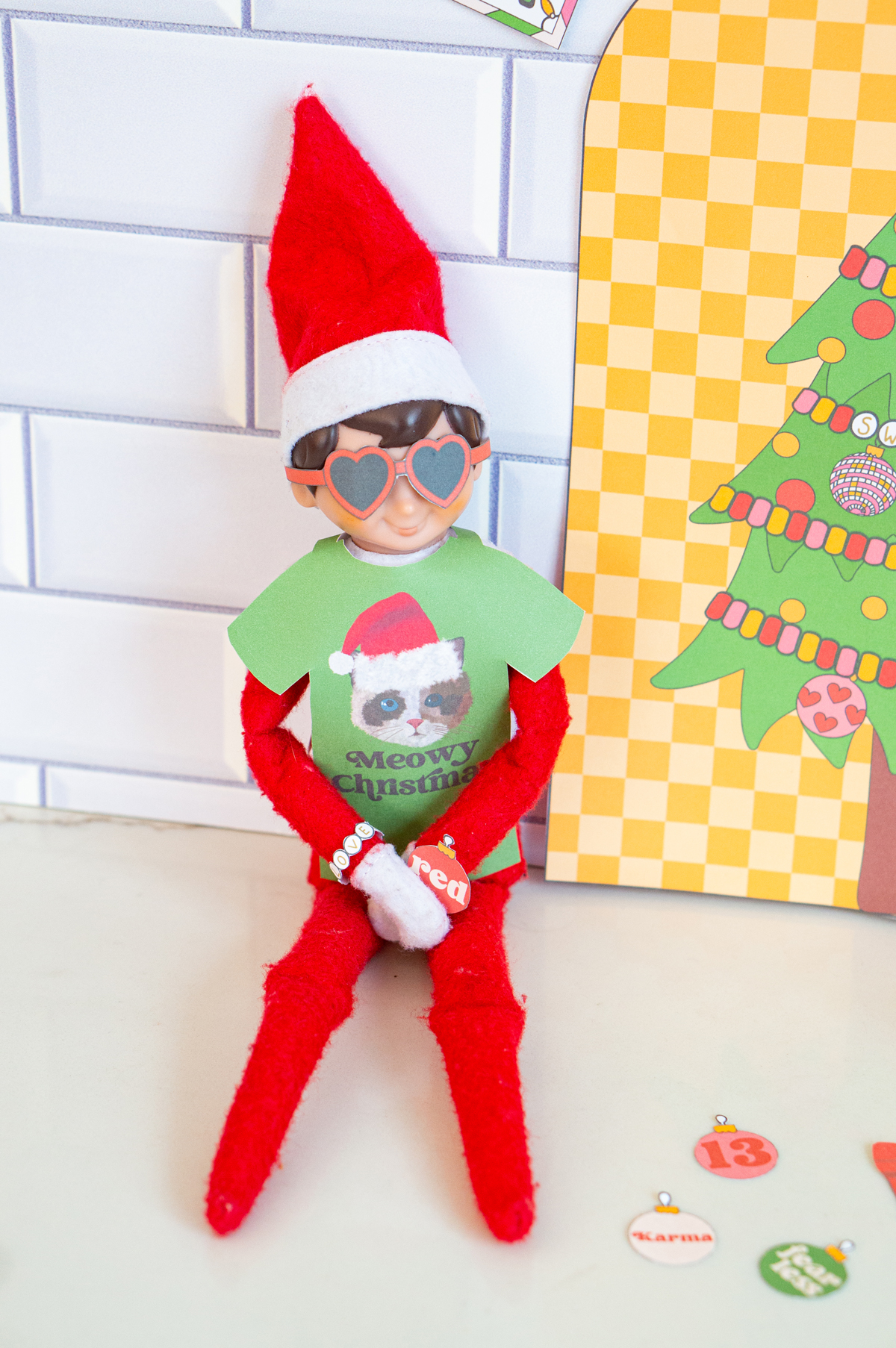 Free Taylor Swift Inspired Elf on the Shelf Printables