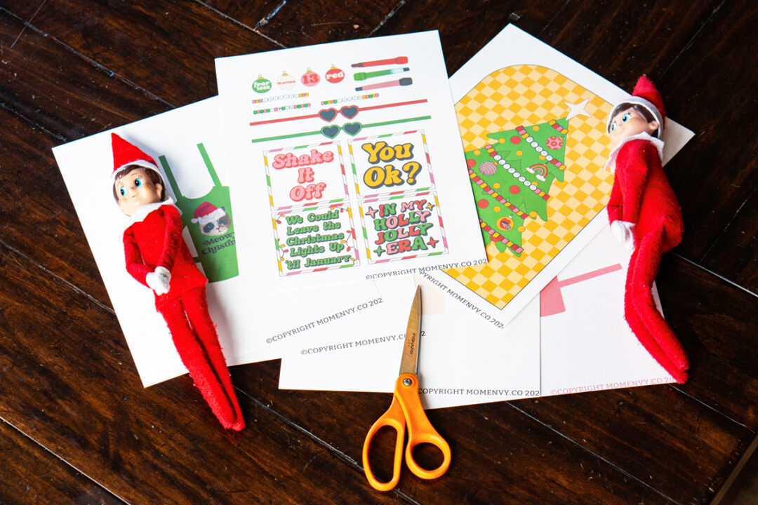 Free Taylor Swift Inspired Elf on the Shelf Printables