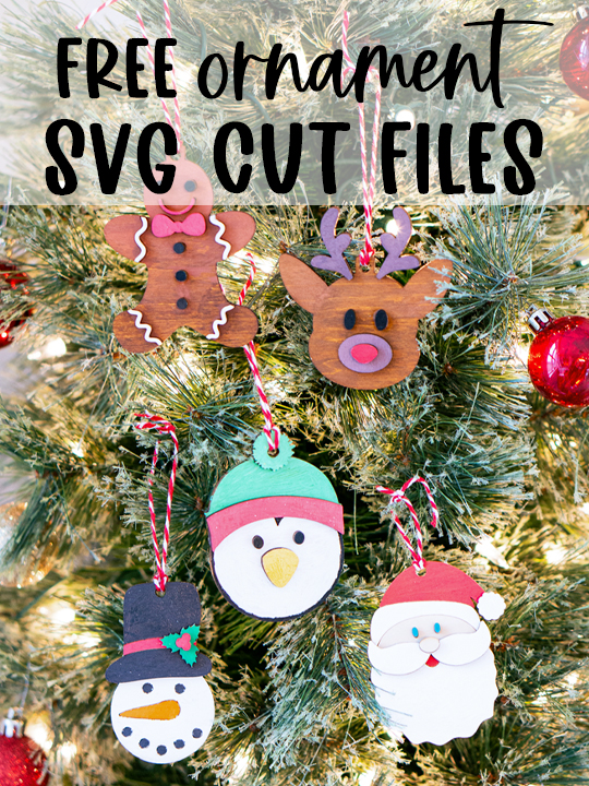 Free Christmas Ornament Kit SVG Files for Lasers, Cricut, etc