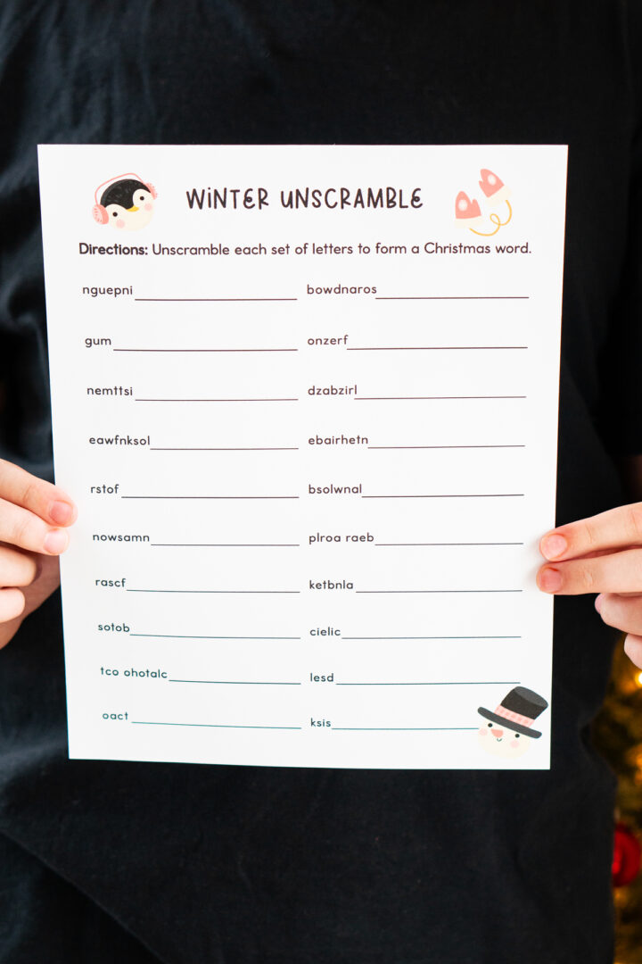 free_christmas_unscramble_worksheets-_sample_ - Mom Envy