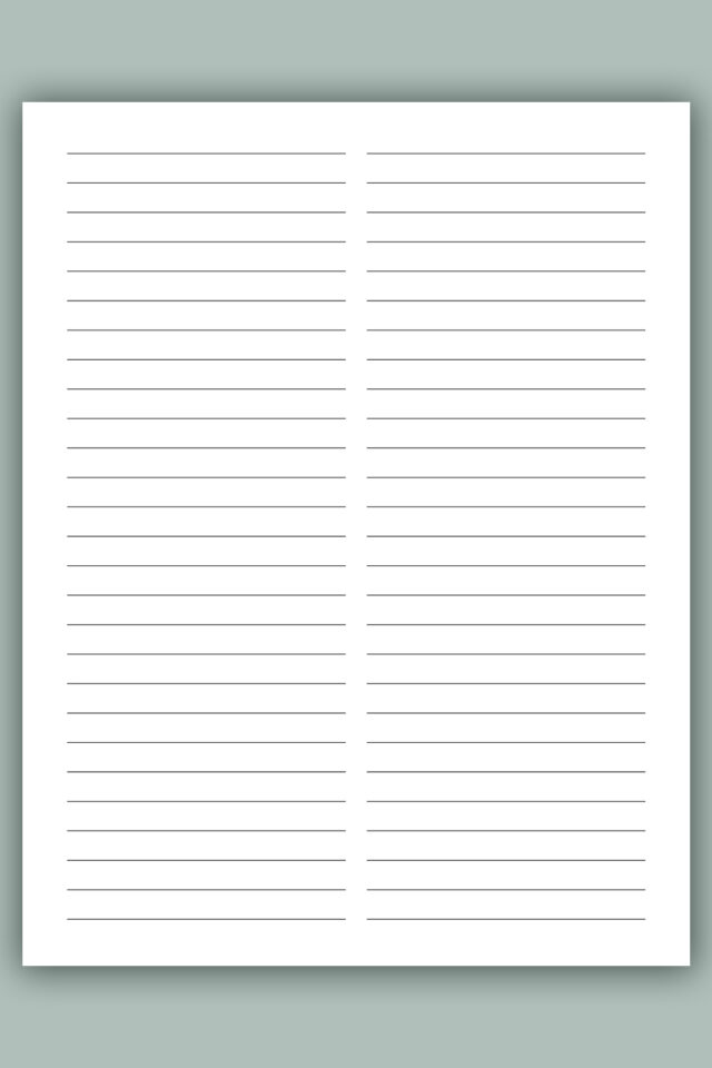 Free Printable Bullet Journal Paper: Dot Grid, Graph, Lined, etc