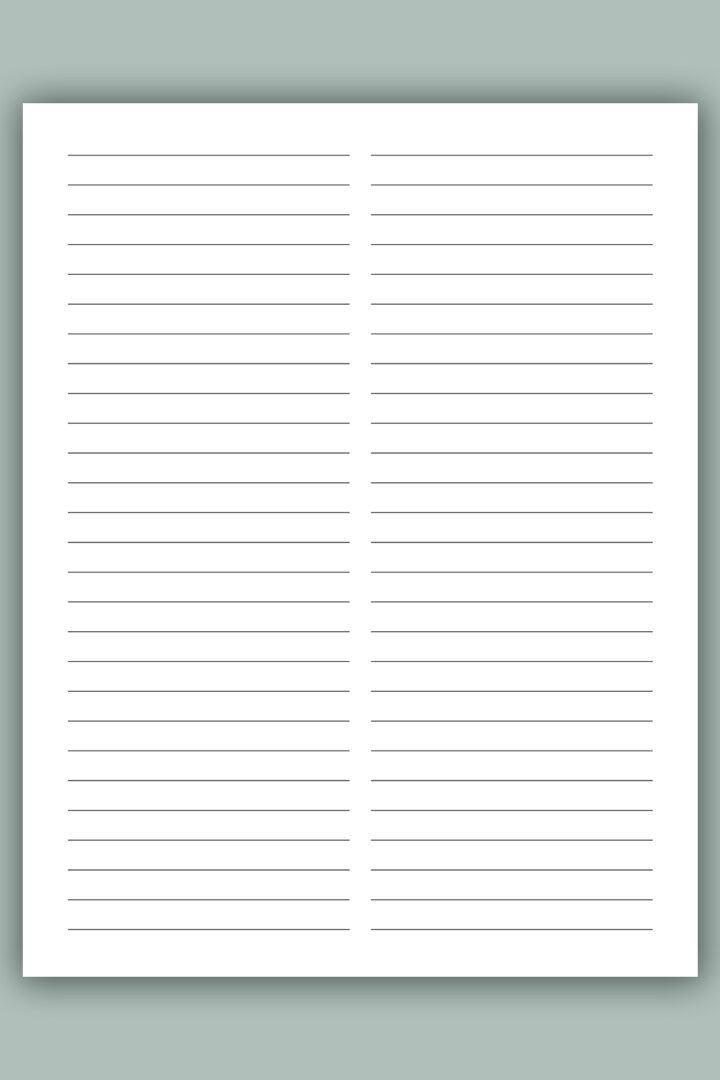 Free Printable Bullet Journal Paper: Dot Grid, Graph, Lined, etc