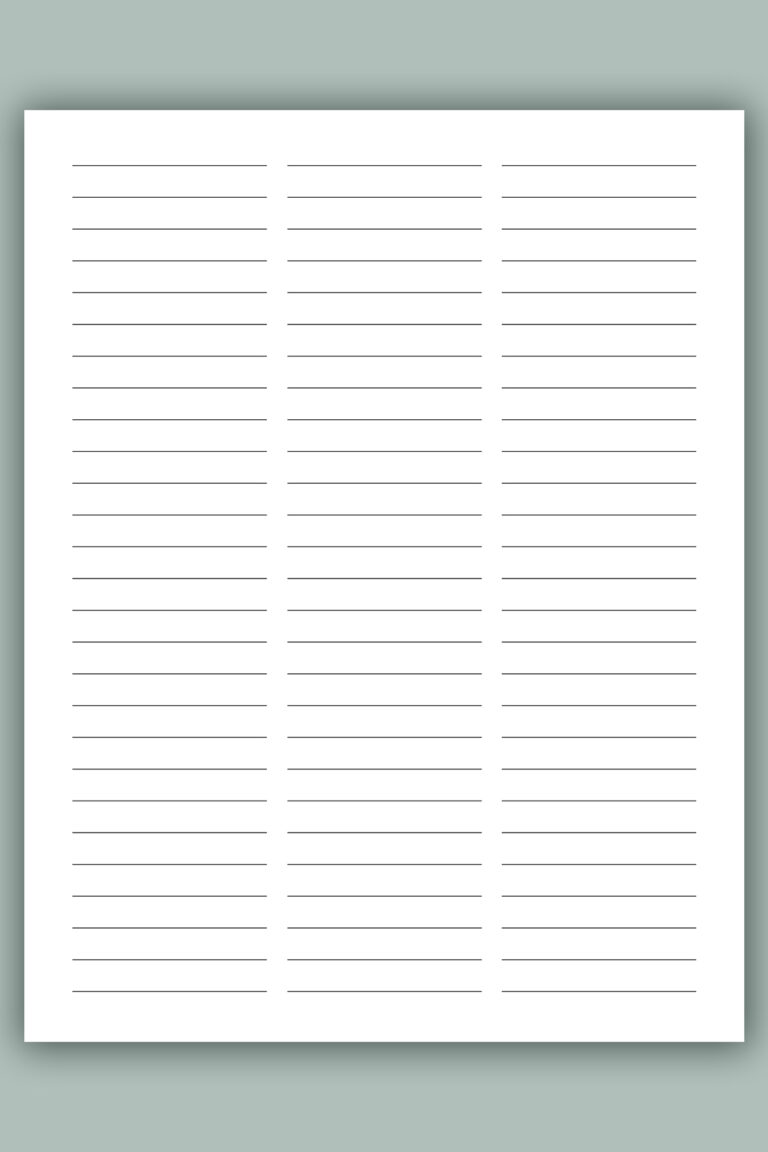 Free Printable Bullet Journal Paper: Dot Grid, Graph, Lined, etc