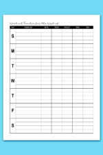 Free Workout Log Printable Sheets: Daily, Weekly, & Monthly