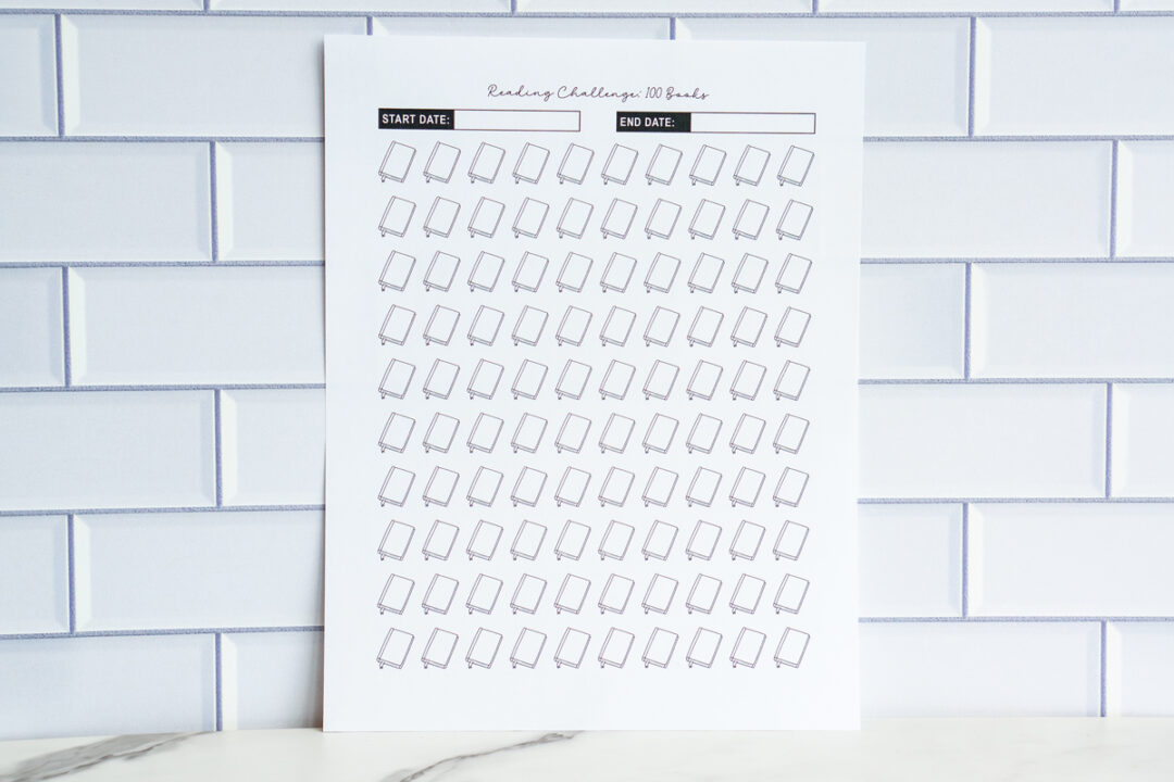 Free Reading Challenge & Book Tracker Printables