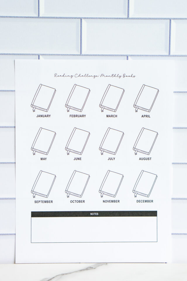 Free-Reading-Challenge-printables - Mom Envy