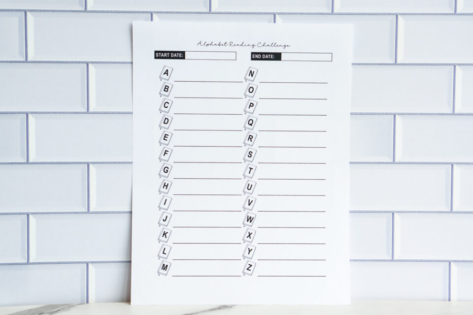 Free Reading Challenge & Book Tracker Printables