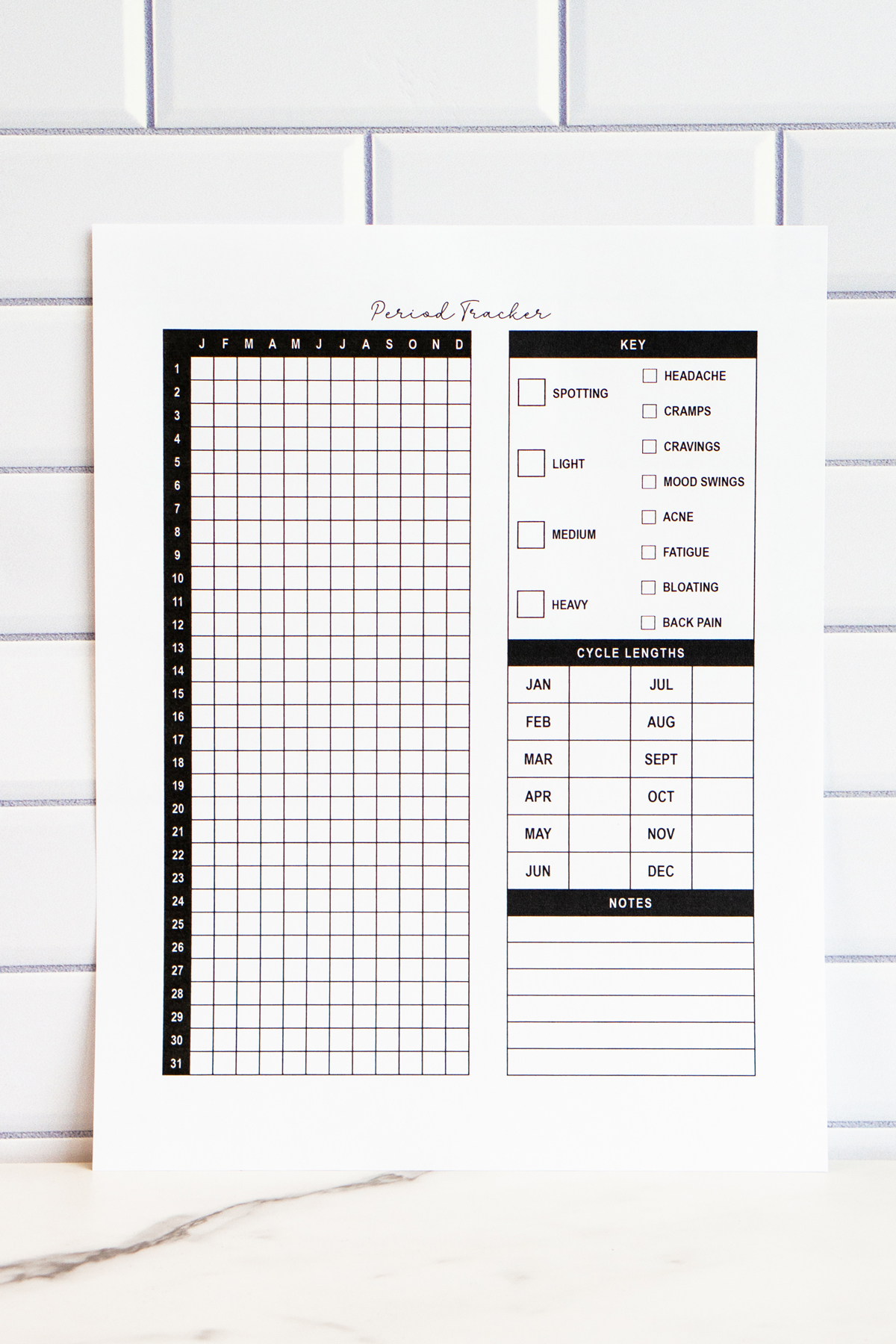 free-printable-period-tracker-9 - Mom Envy
