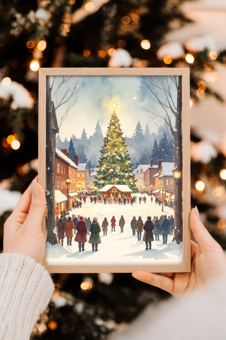 Free Printable Vintage Christmas Prints | Wall Art