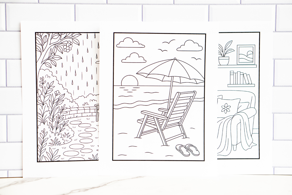 Free Relaxation Coloring Pages for Adults | Printable